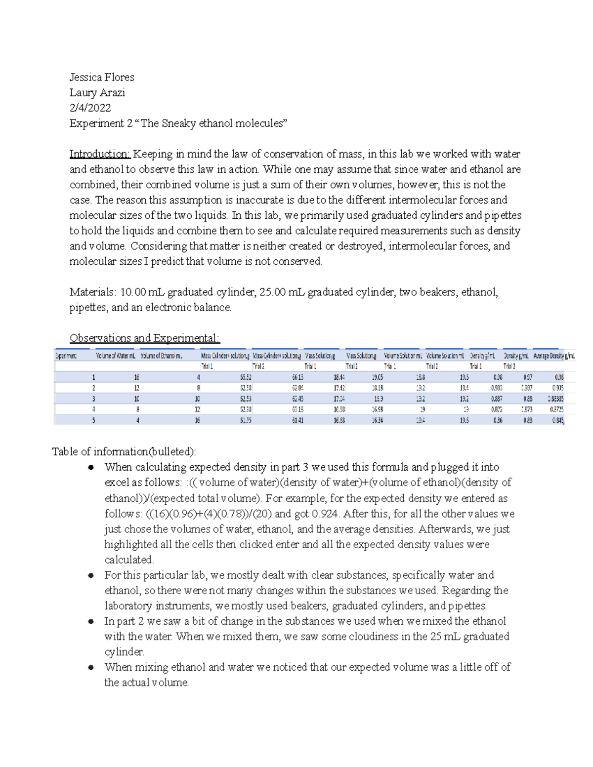 Lab Report 2 - Jessica Flores Laury Arazi 2/4/ Experiment 2