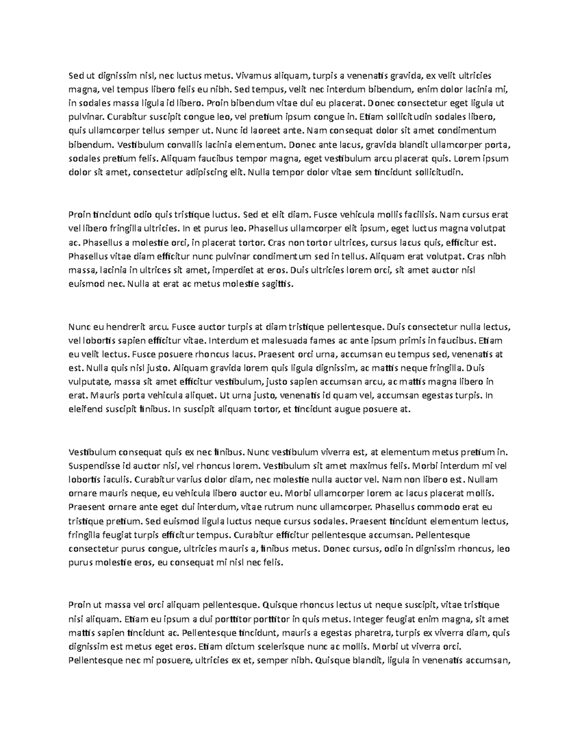 Latin lecture notes 2 - Sed ut dignissim nisl - Sed ut dignissim nisl ...