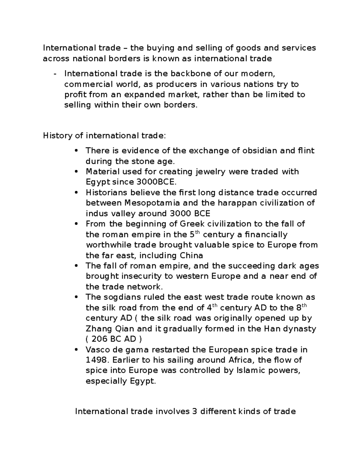 International marketing lecture 2 - International trade – the buying ...