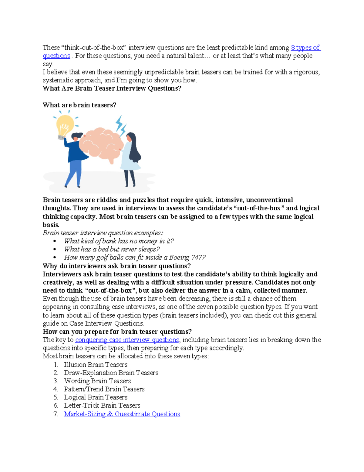 Brain teasers - law - These “think-out-of-the-box” interview questions ...