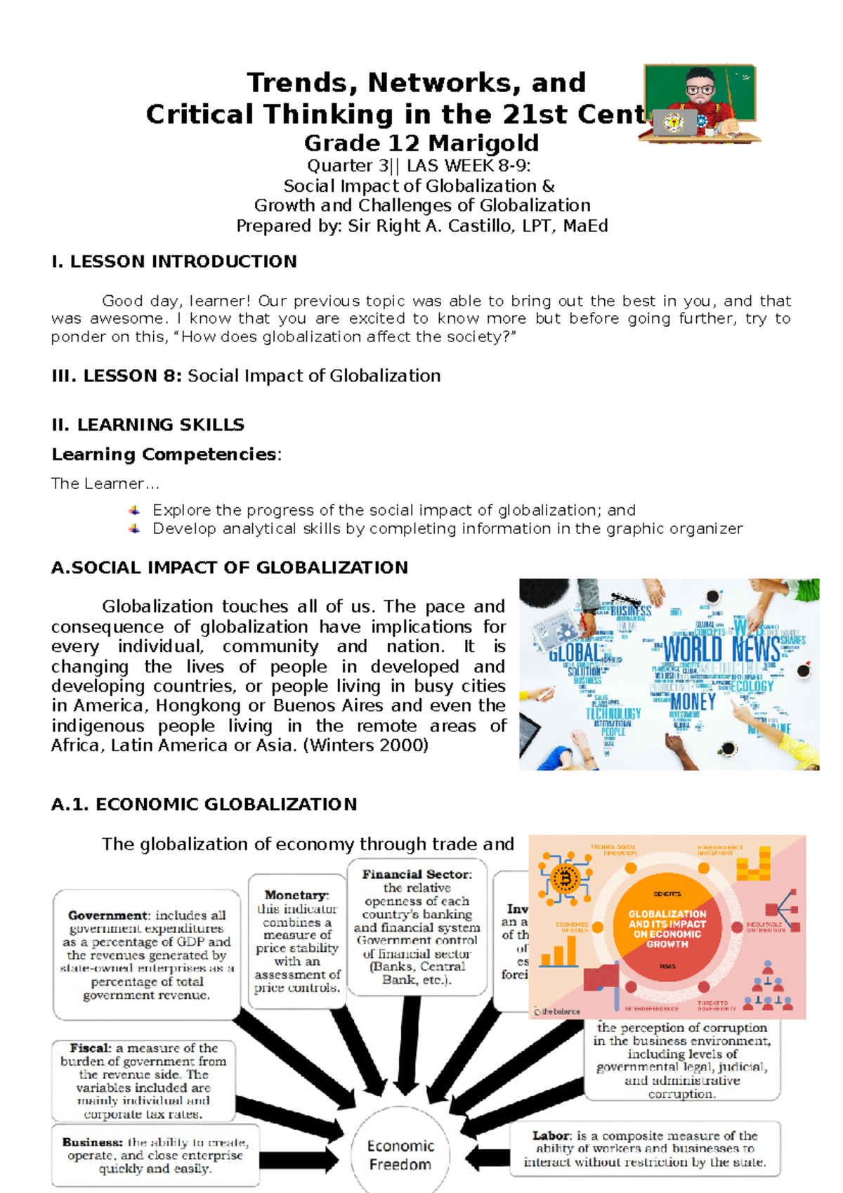 Trends, Networks, and Critical Thinking in the 21st Century Week 8-9 ...