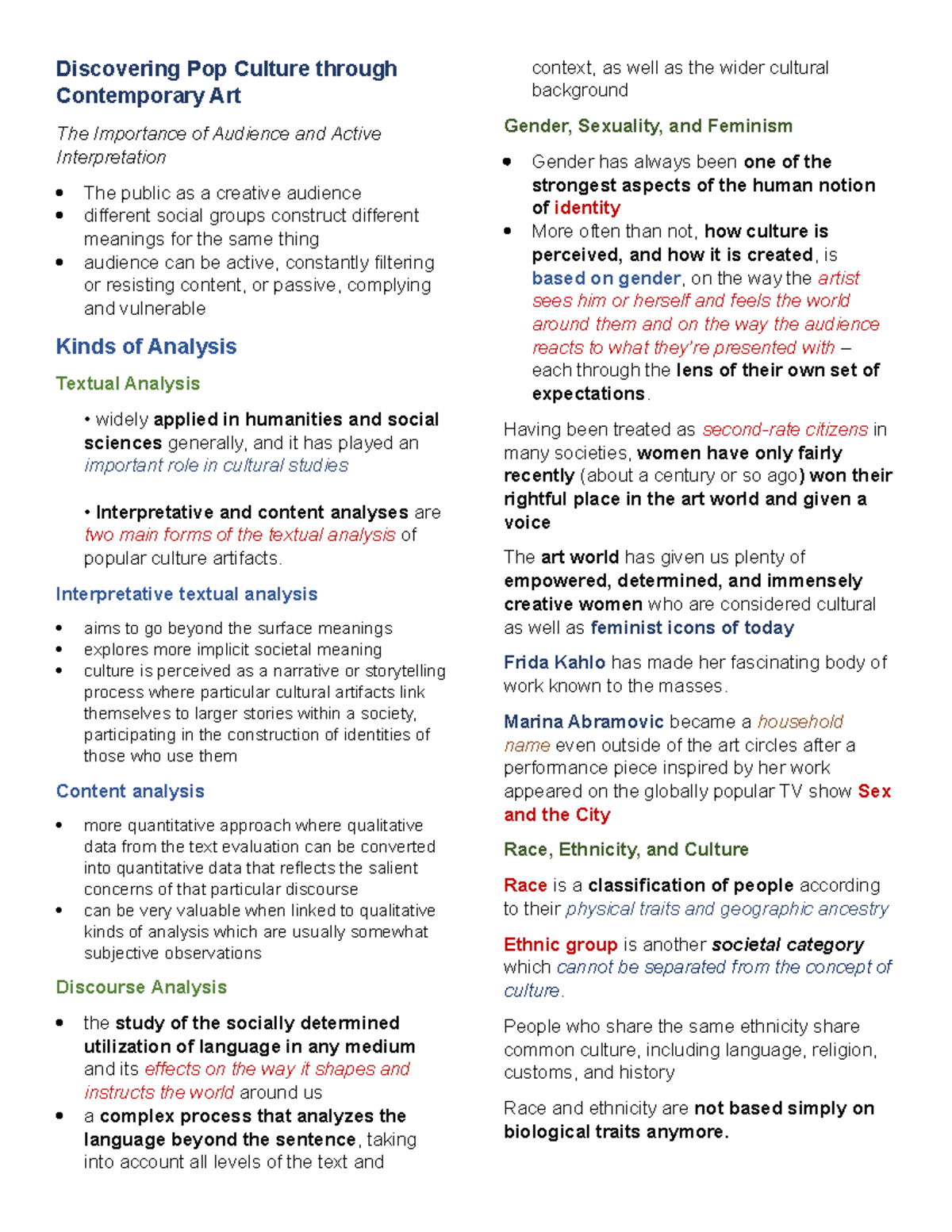 Discovering Pop Culture through Contemporary Art - Discovering Pop ...