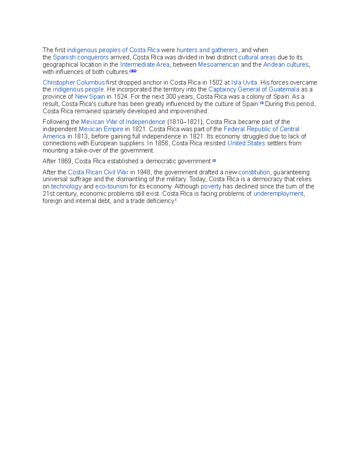 1 indigenous of costa rica - The first indigenous peoples of Costa Rica ...