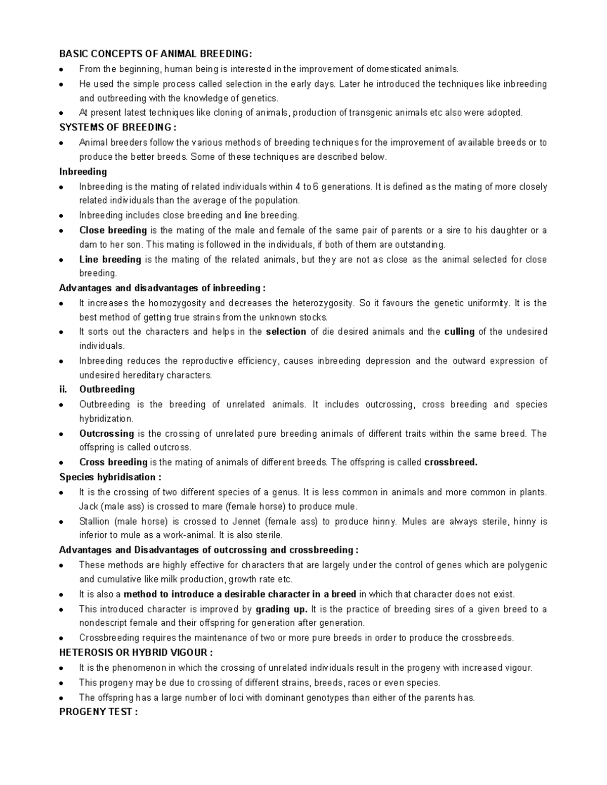 57757706 5 Basic Concepts OF Animal Breeding - BASIC CONCEPTS OF ANIMAL ...