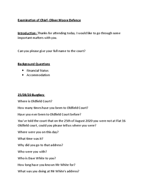 Conference PREP NOTE 3 Pages - OUTLINE CONFERENCE PREPARATION NOTE – R ...