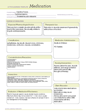 Methergine - Medication templates - RCP 110 - STUDENT ...