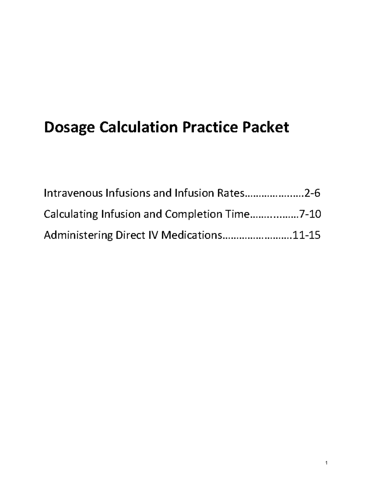 Dosage-Calculation-Practice-Workbook all dosage calculations - Dosage ...