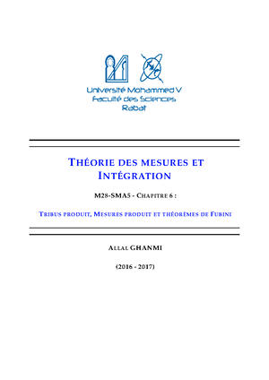 Math1 - Mesures Physiques - Studocu