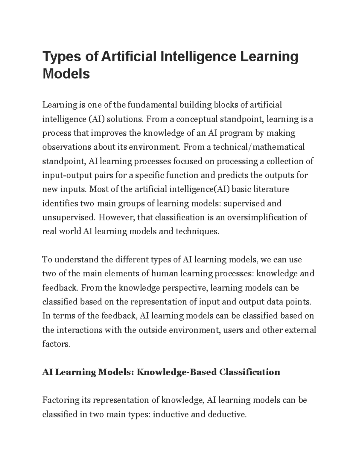 AI-IT3108 5 1713868689376 - Types of Artificial Intelligence Learning ...