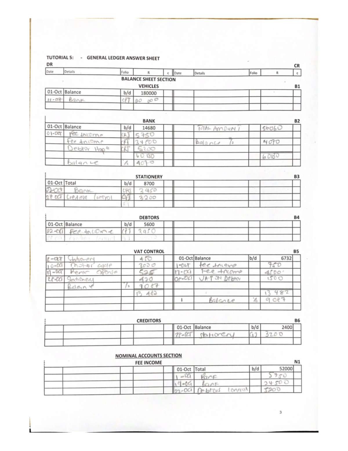Tutorial 5 - Brief explanation and calculation on accounting for ...