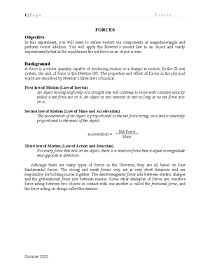 Phys #3 - Incline Lab (General Physics 1) - Incline Lab Abstract In lab ...