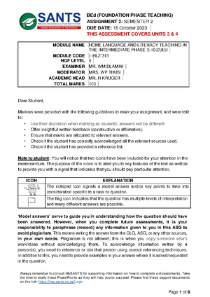 [Solved] 13 Use the CAPS document - BEd Intermediate Phase (I-PFS 121 ...