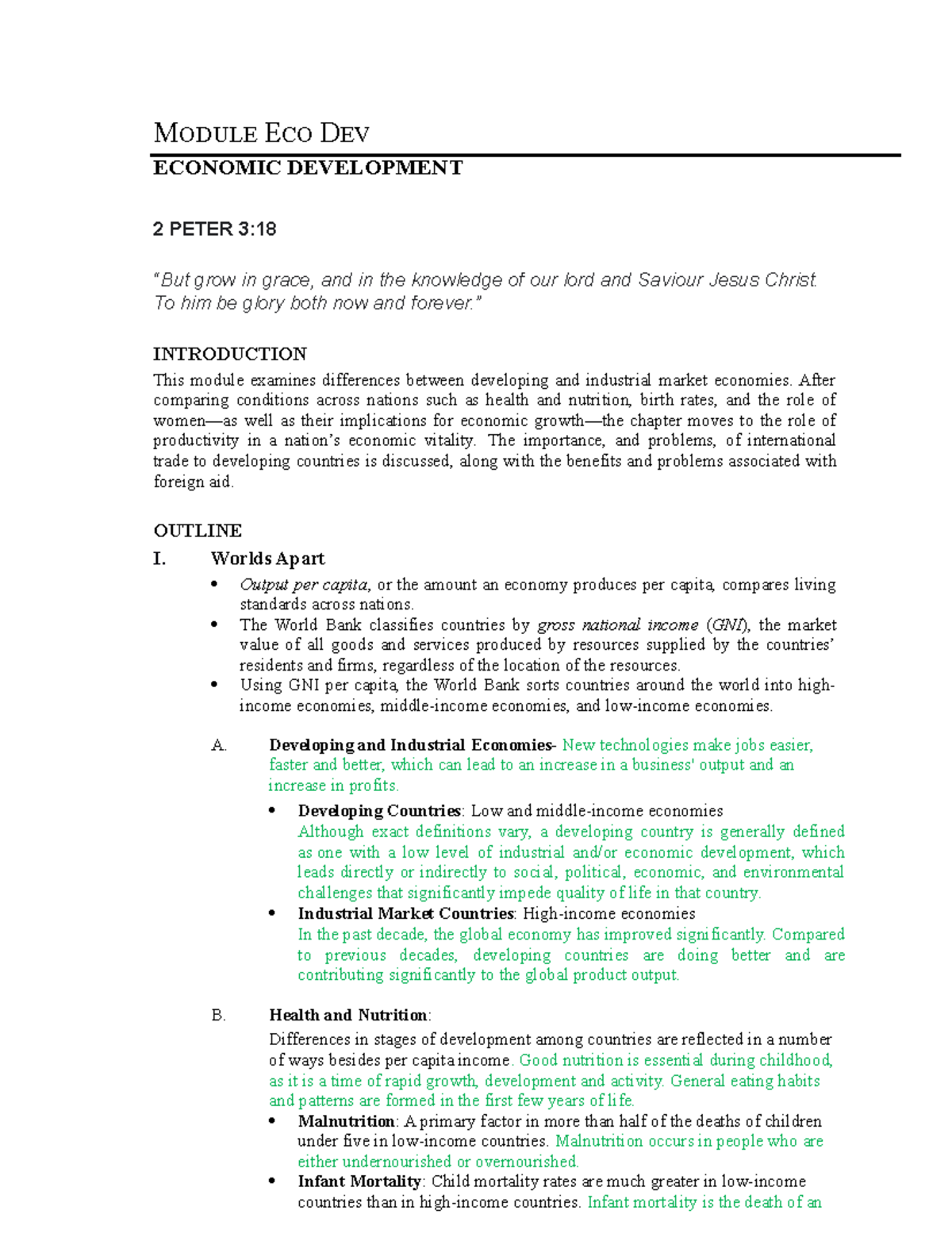 Module Eco Dev - Economic Development (1)-converted - MODULE ECO DEV ECONOMIC DEVELOPMENT 2 ...
