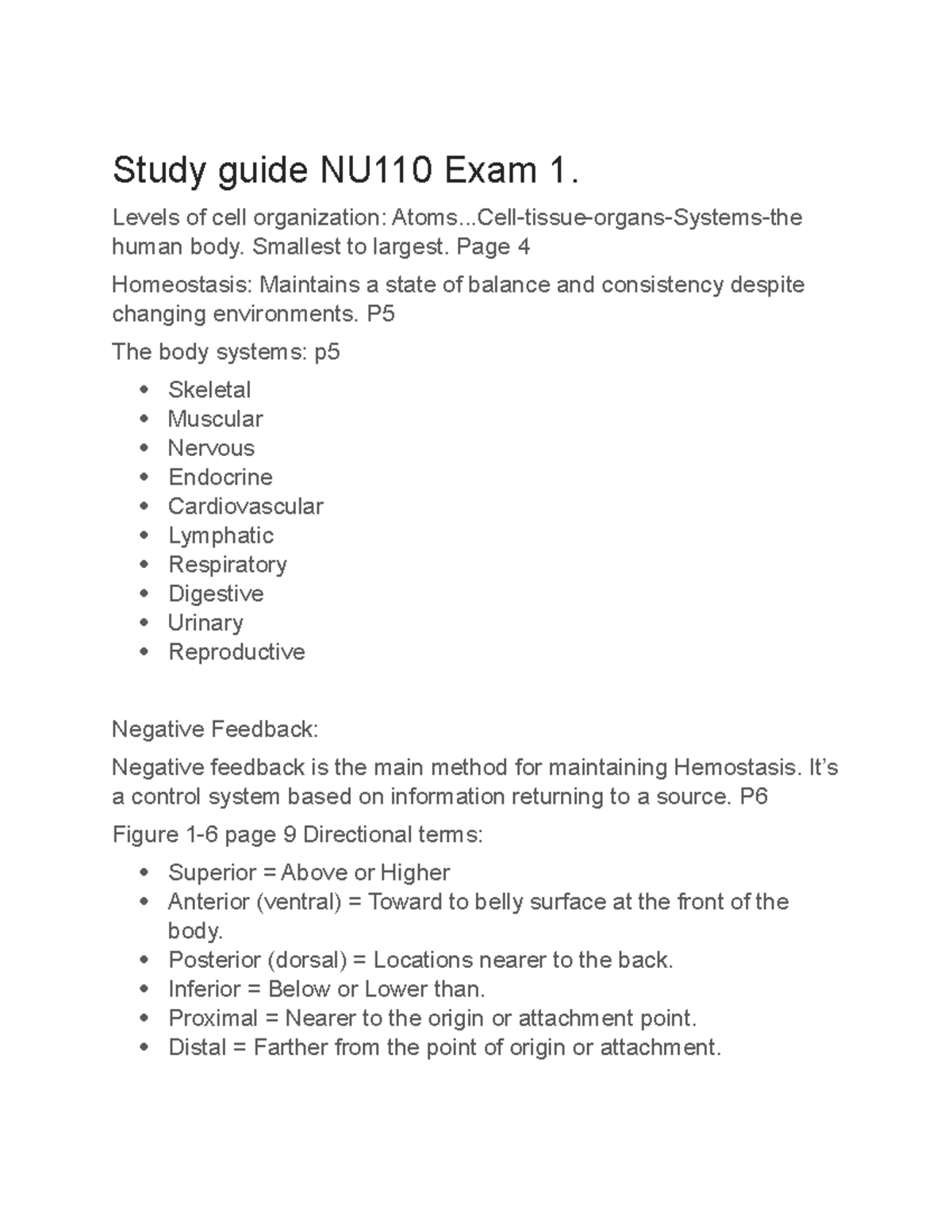 110studyguideexam 1 - Exam 1 study guide - Study guide NU110 Exam 1 ...