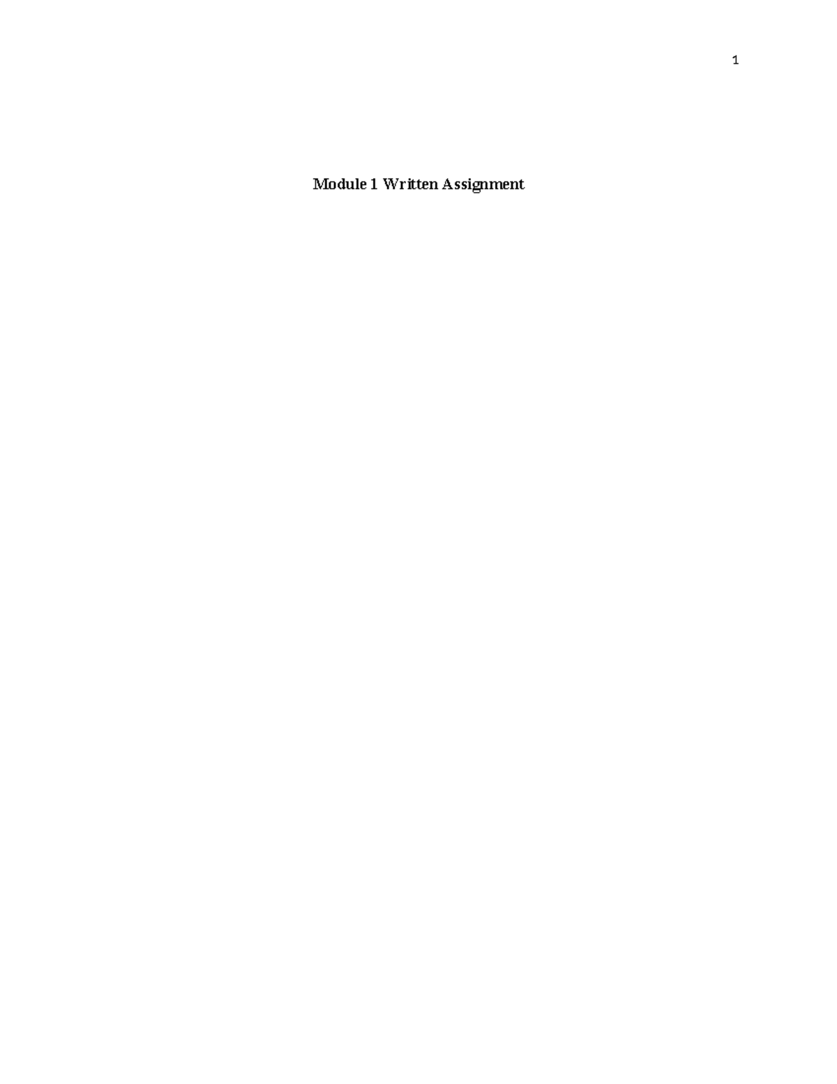 Care of a Cancer Patient - Module 1 Written Assignment Nursing Care of ...