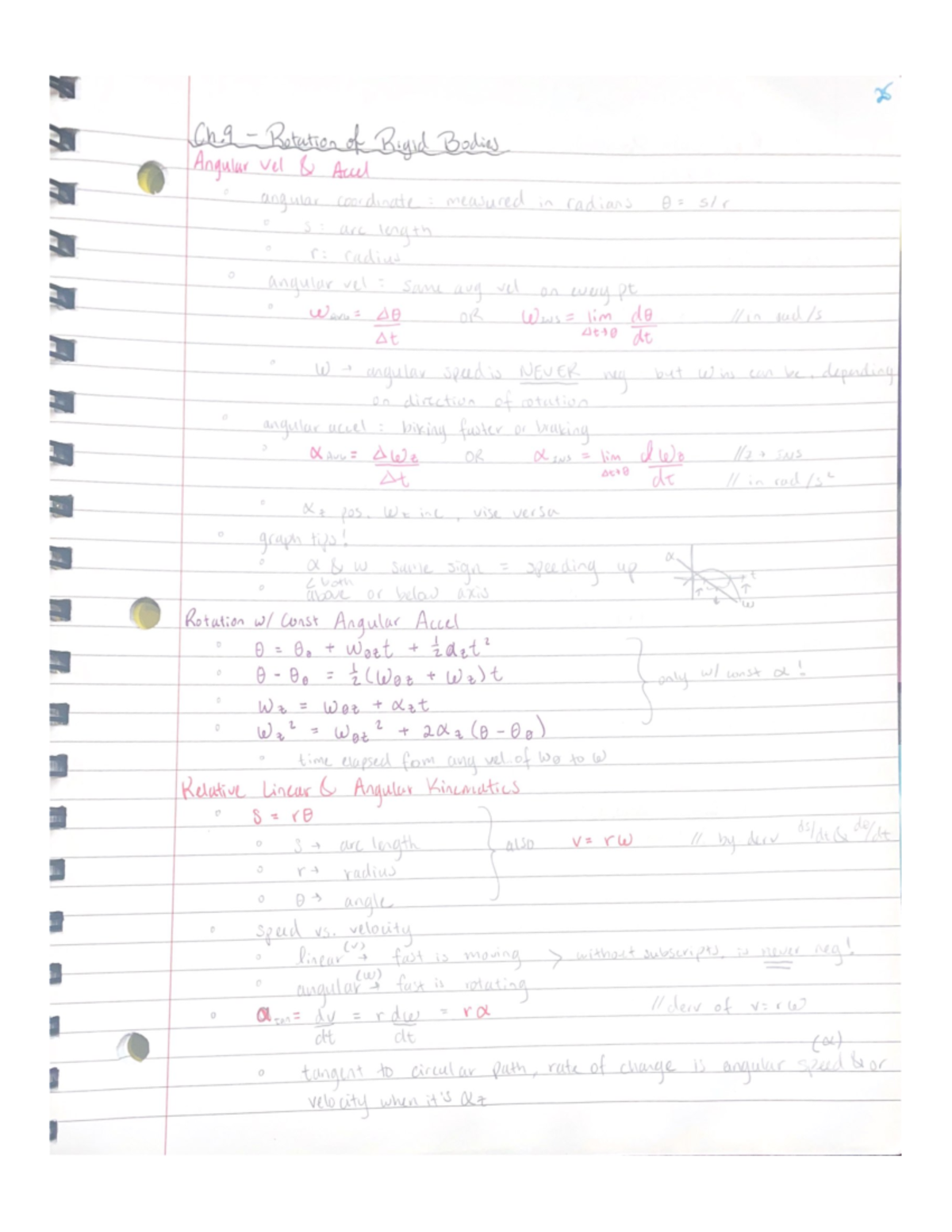 TB Outline- Ch 9 - PHYS 1 - Studocu