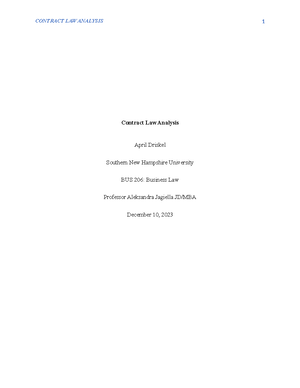 ACC 317 Project One Analysis - 1 Project One Analysis Southern New ...