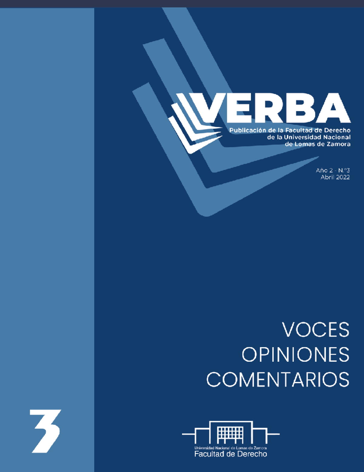 Verba NRO3 Abril 2022 - Revista académica - Universidad Nacional de ...