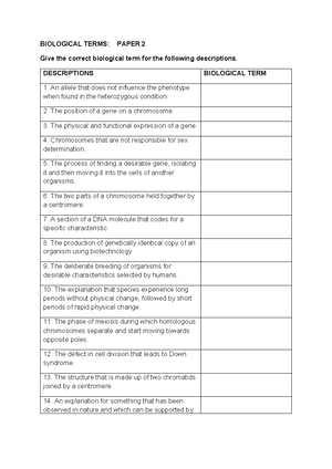 Life Science, Nervous System - Grade: 12 - Further Education and ...