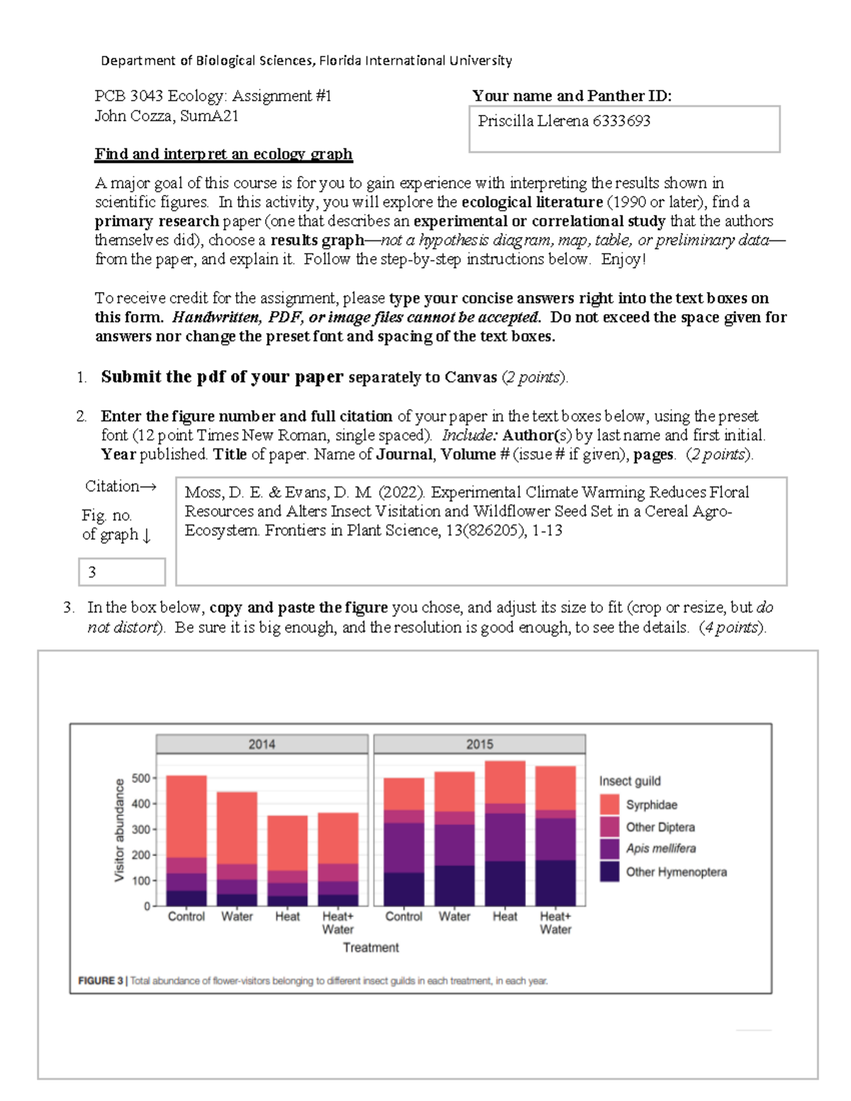 Submission Ecological graph interpretation - Department of Biological ...