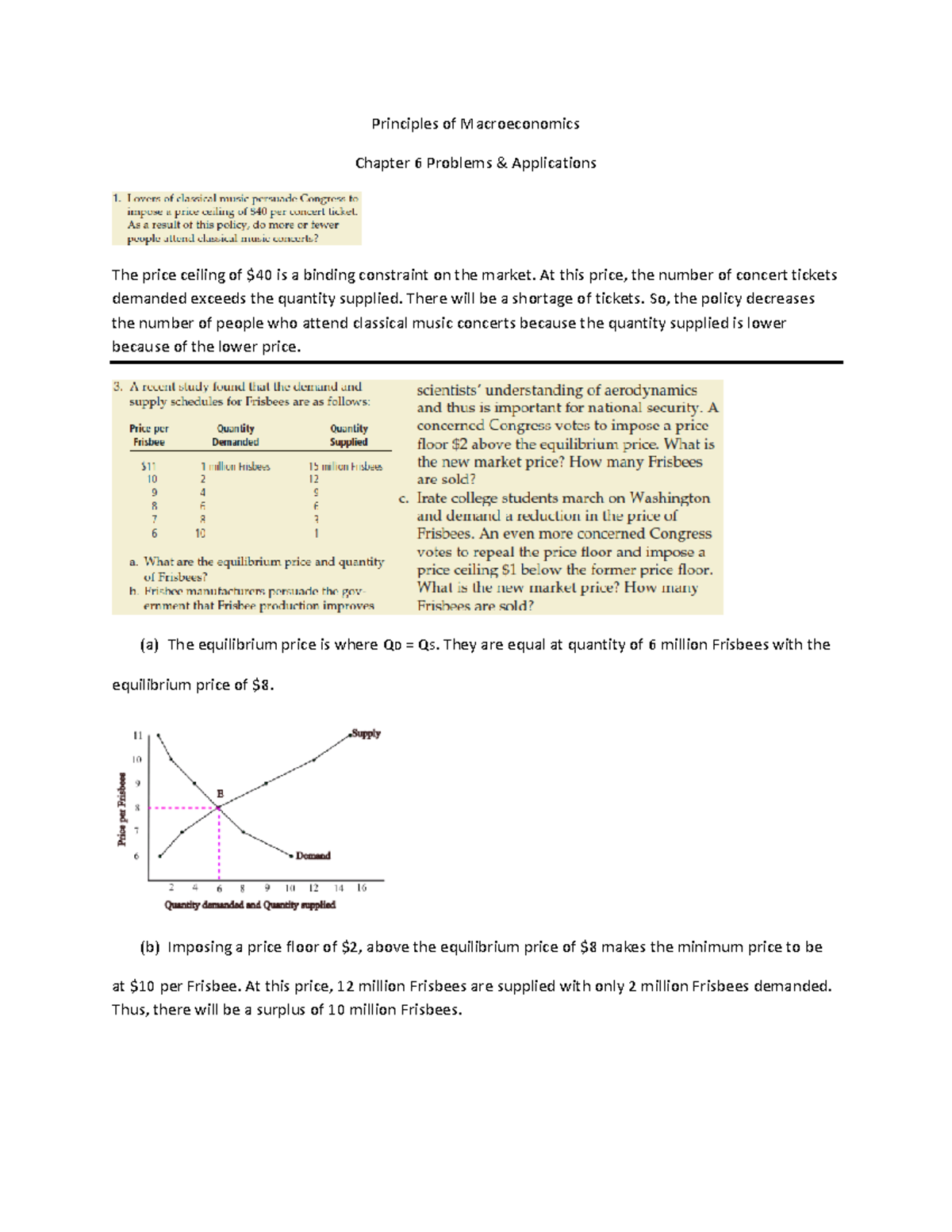 Principles of Macroeconomics chapter 6 practice question and solutions ...
