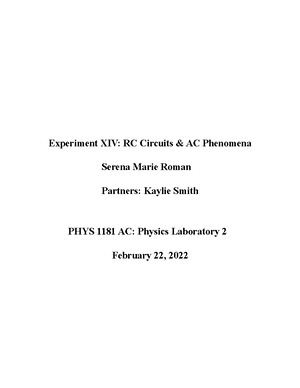 Experiment 8 - Physics Post Lab - Experiment 8: Hooke’s Law and Simple Harmonic Motion By: Riya ...