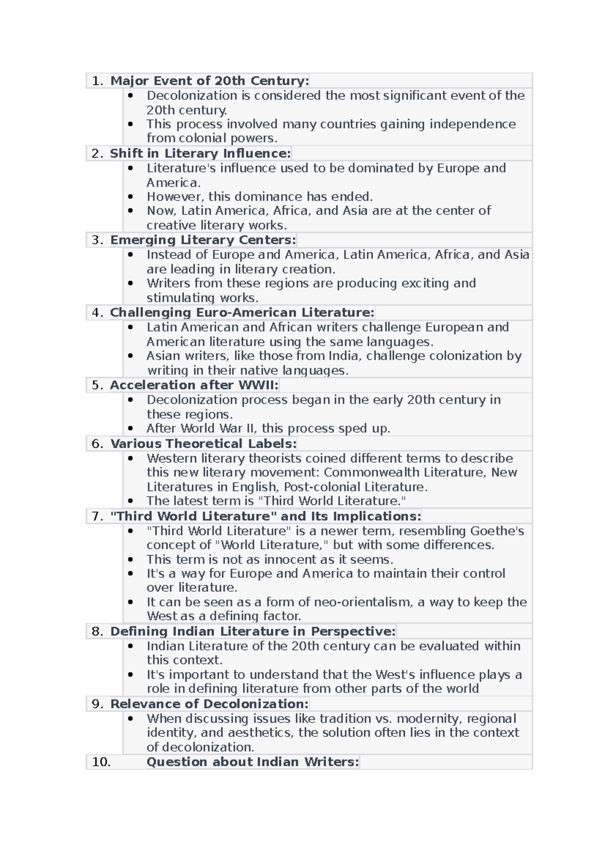 Deconolising - Major Event of 20th Century: Decolonization is ...