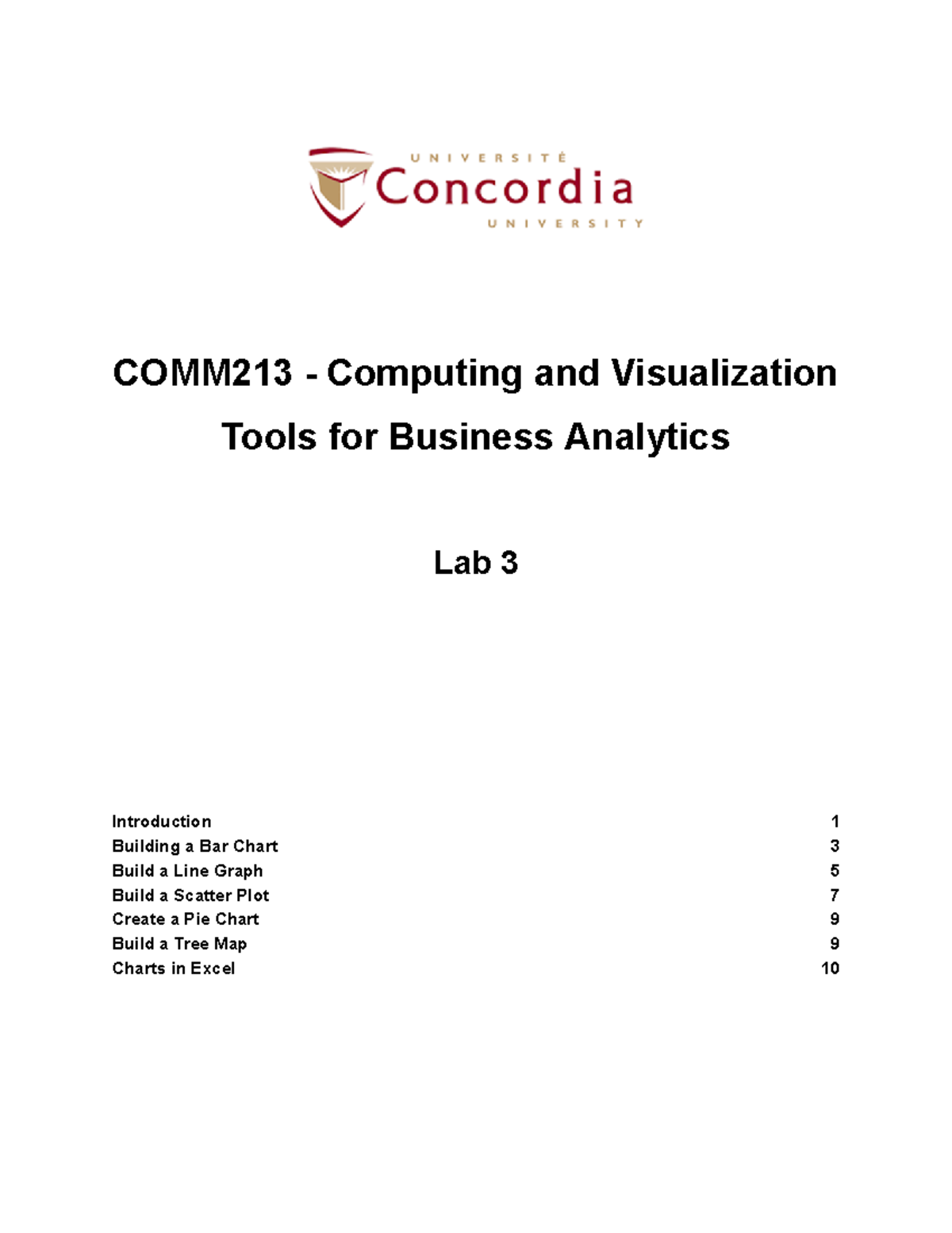 COMM213 - Lab 3 notes - COMM213 - Computing and Visualization Lab Tools ...