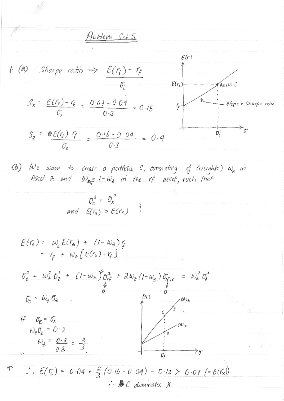 Problem Set 4 Solutions - FINS2624 - Studocu