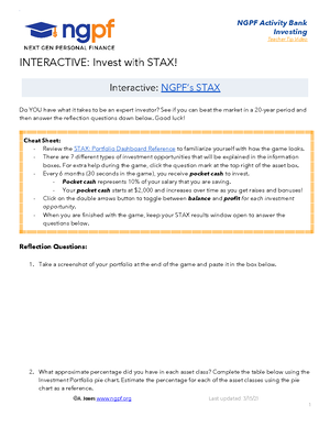 Interactive Bummer - Practice questions. - NGPF Activity Bank Insurance ...