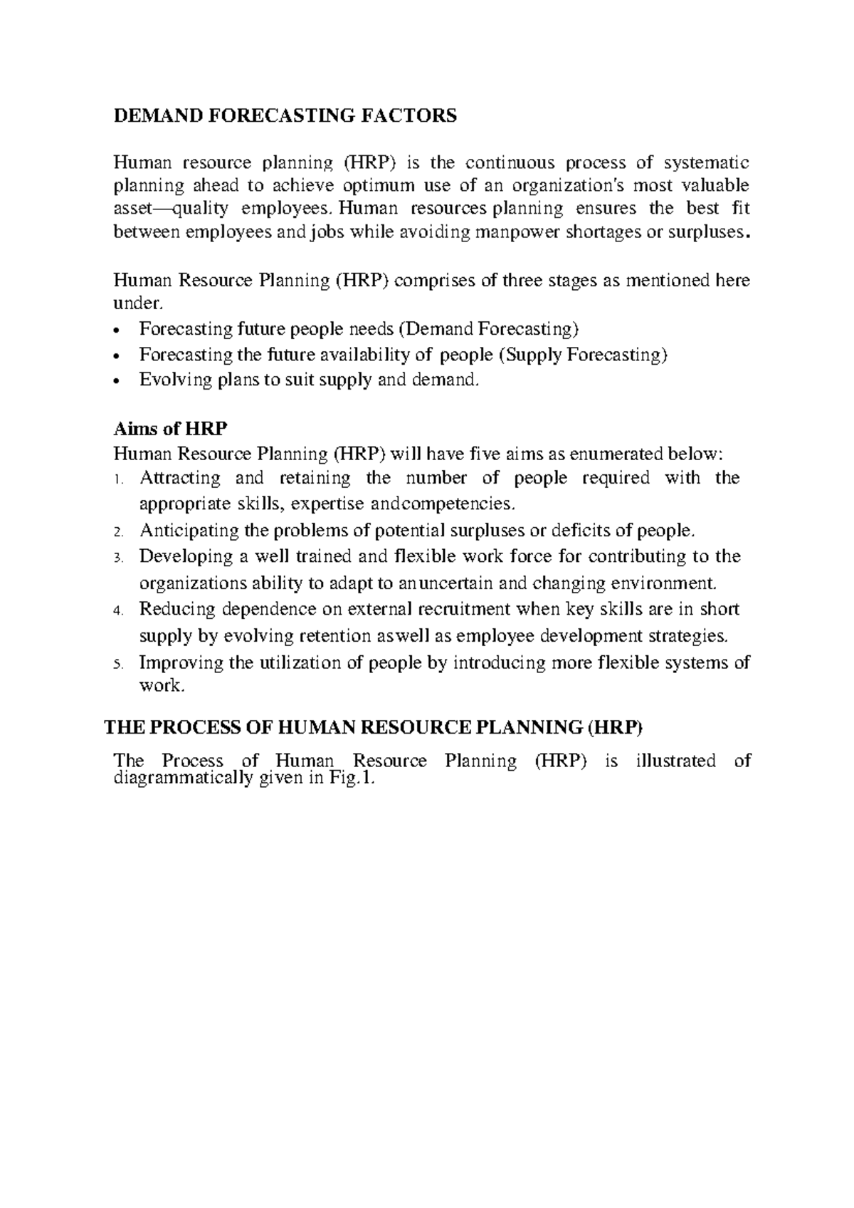 Demand Forecasting Factors - DEMAND FORECASTING FACTORS Human resource ...