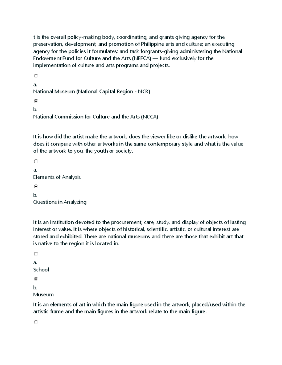 Cpar new format exam - t is the overall policy-making body ...
