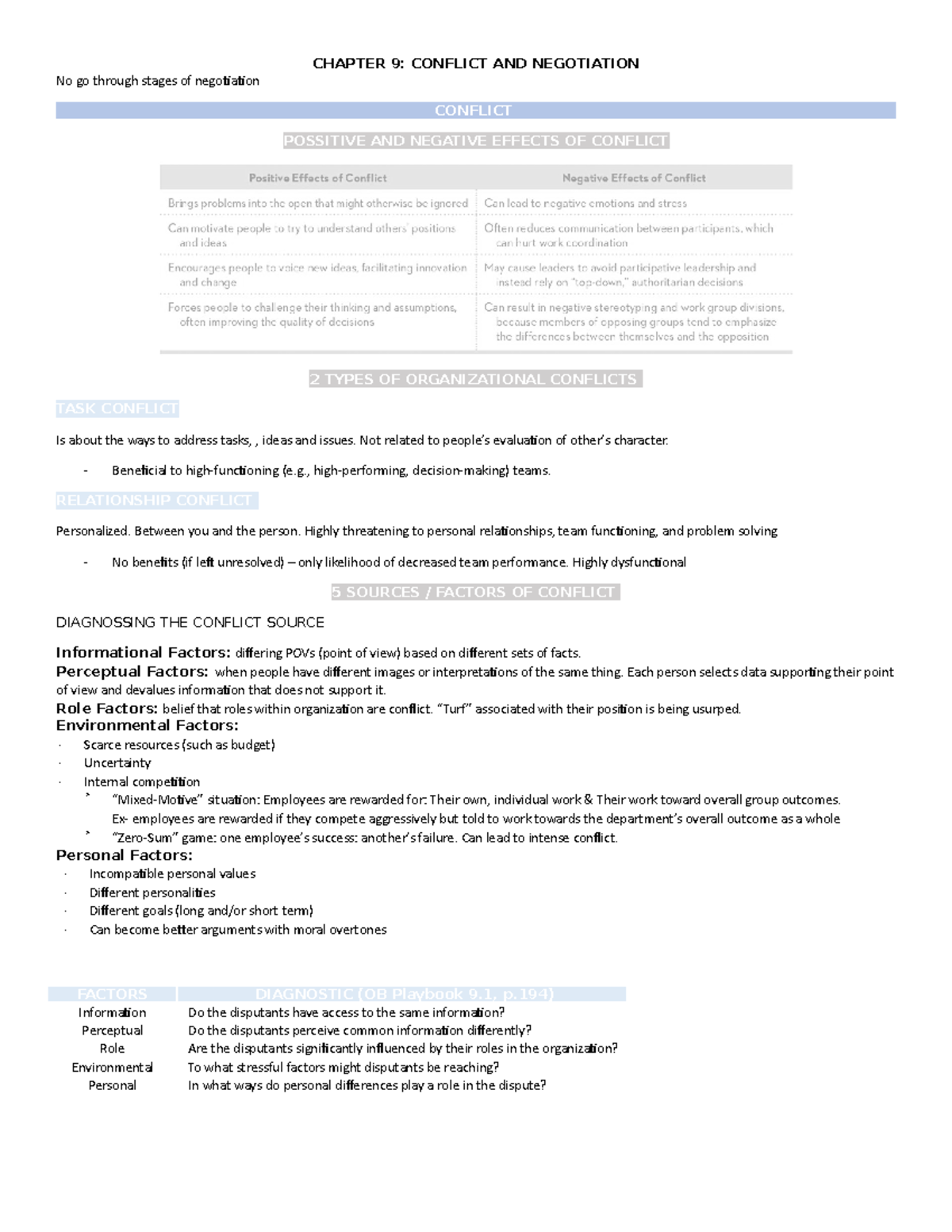 Chapter 9 - lecture power points & book notes - No go through stages of ...