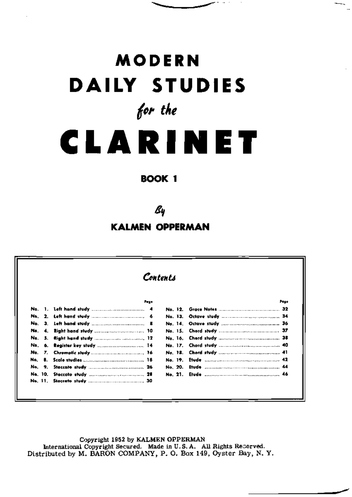Modern Daily Studies BOOK 1- Kalmen Opperman-USA-1952 - MODERN DAILY ...