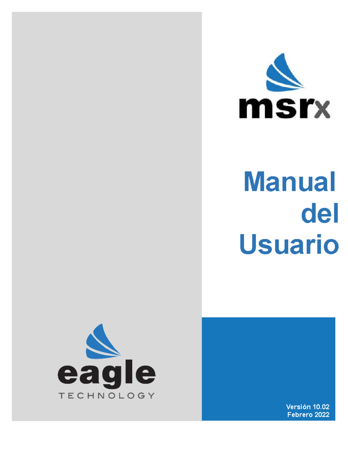 Manualdel Usuario MSRx 1002-converted - Manual del Usuario Versión 10 ...