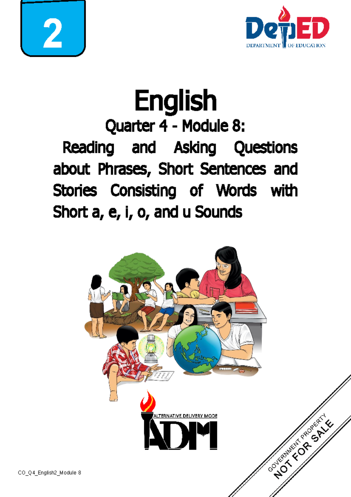 English 2 q4 mod8 Reading Phrases Short Sentences and Stories - 2 ...