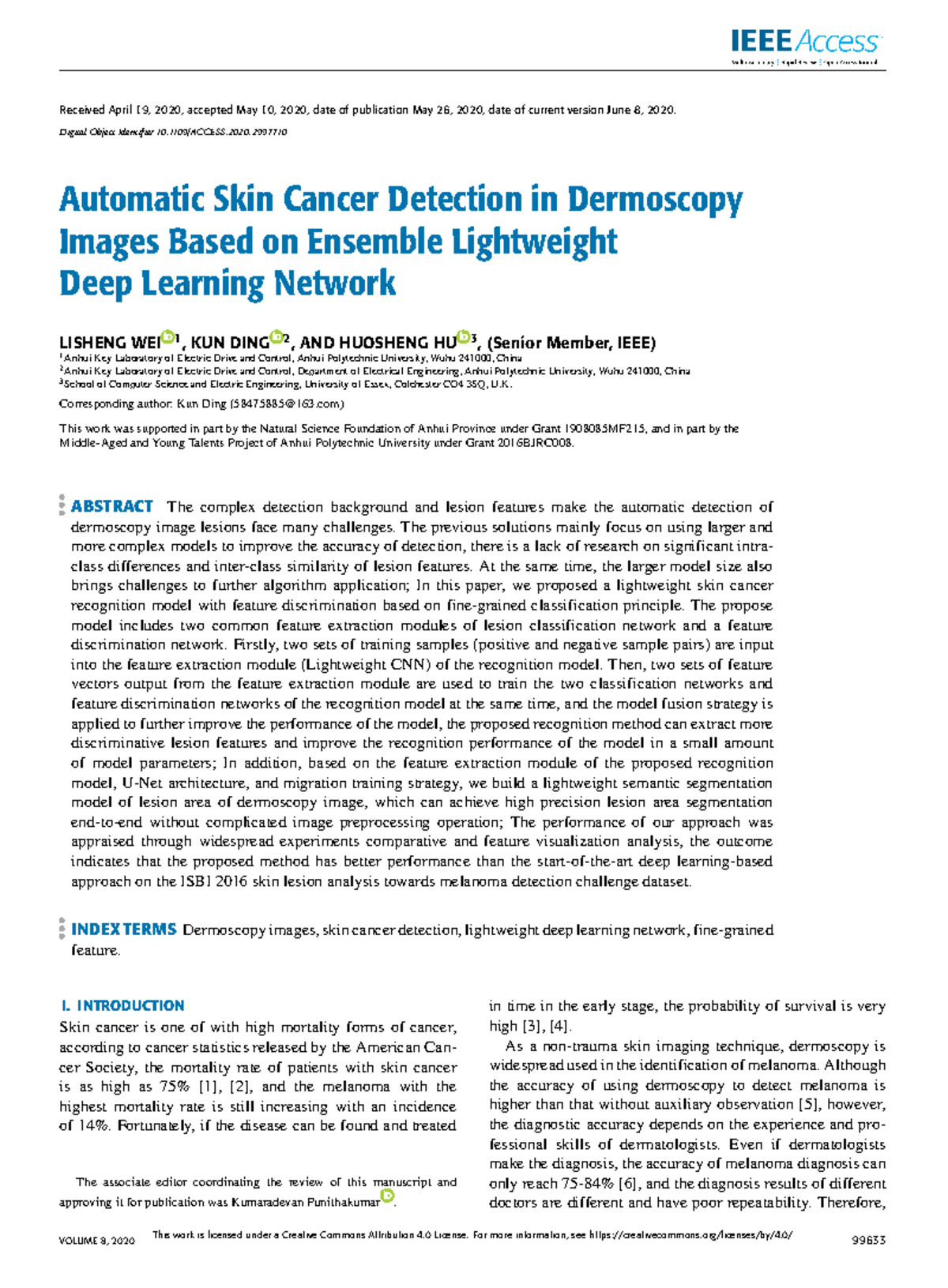 Automatic Skin Cancer Detection in Dermoscopy Images Based on Ensemble ...