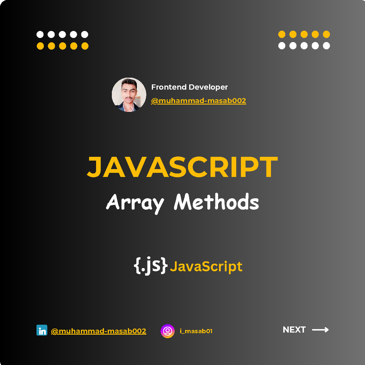 Java Script Array Methods Next Javascript Muhammad Masab002 Imasab 9720