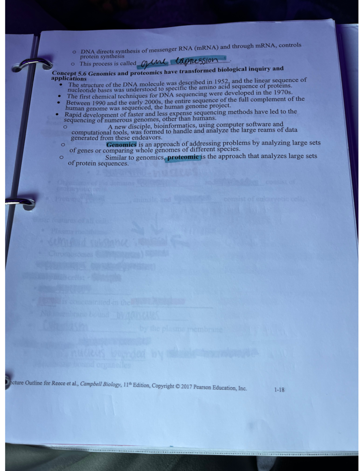 14 - biology lecture notes - BIO1134 - Studocu