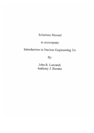 NUCL 200 HW 5 11Feb2022 - Homework number 5 out of the Introduction to Nuclear engineering ...
