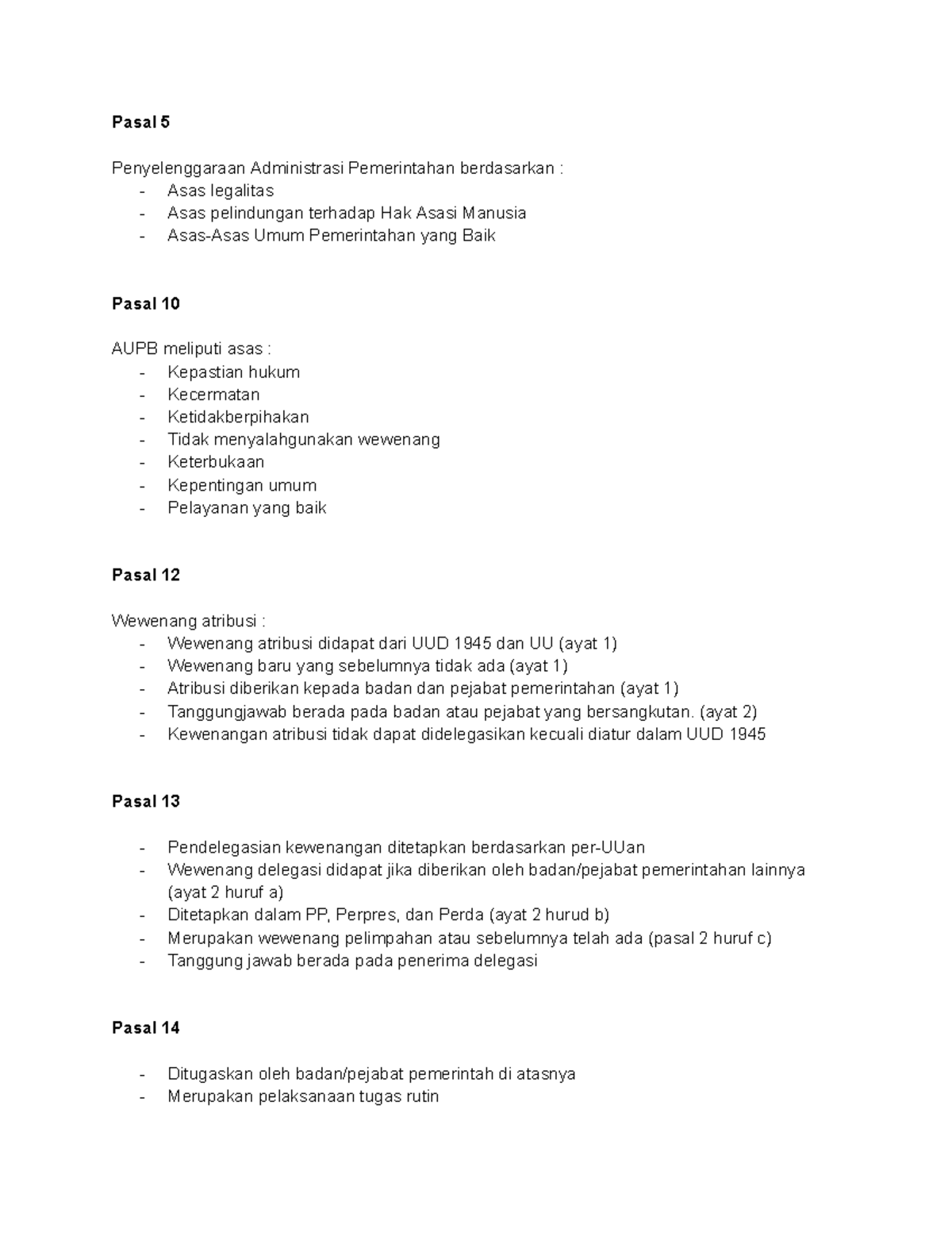 DOC-20231102-WA0011 - Pasal-pasal penting UU 30 tahun 2014 - Pasal 5 ...
