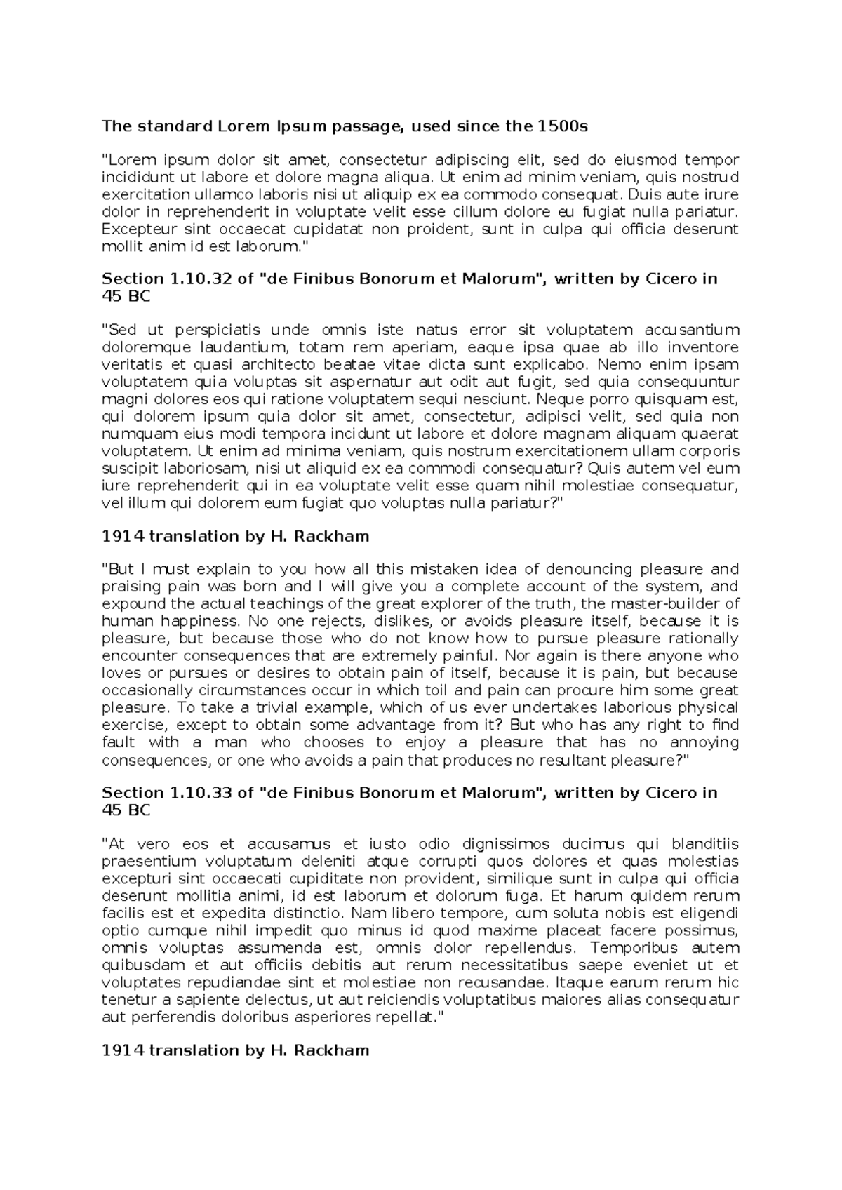 History lorem - internet arcive - The standard Lorem Ipsum passage ...