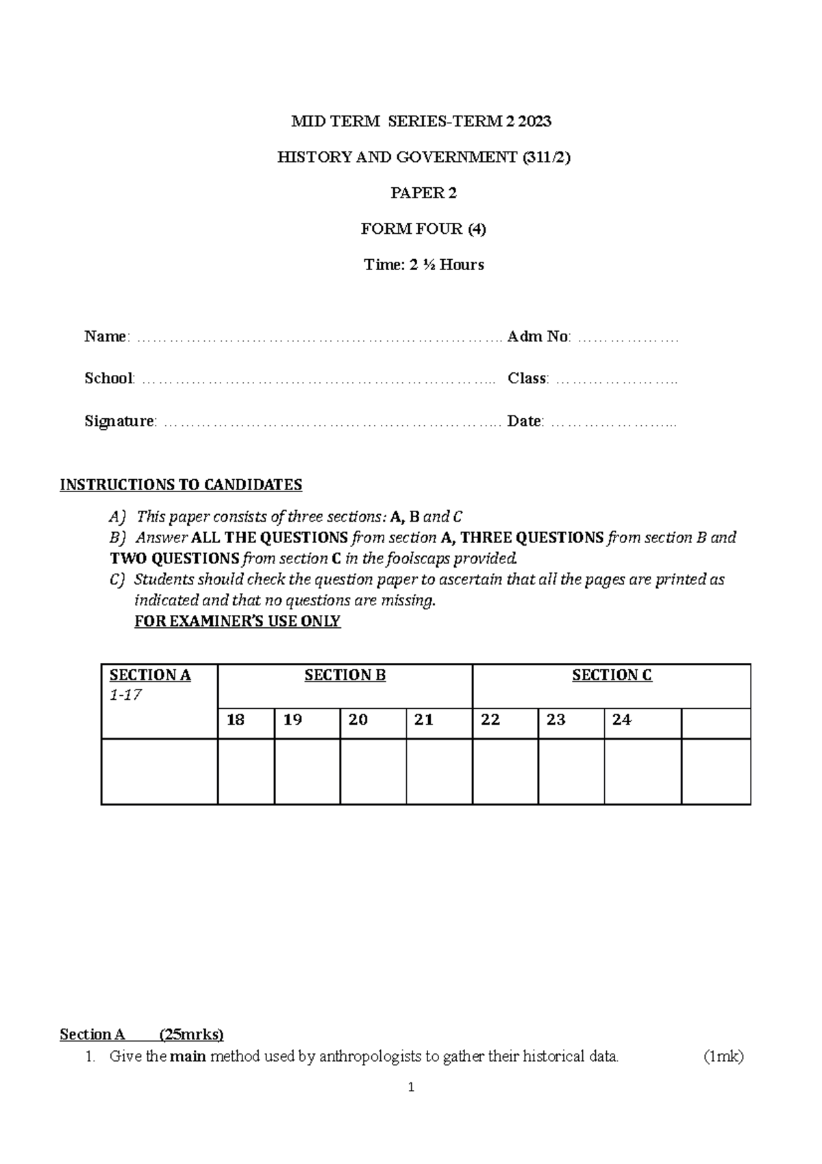 HIST PP2 QNS - English Literature. A Short History - Hospitality management - Studocu