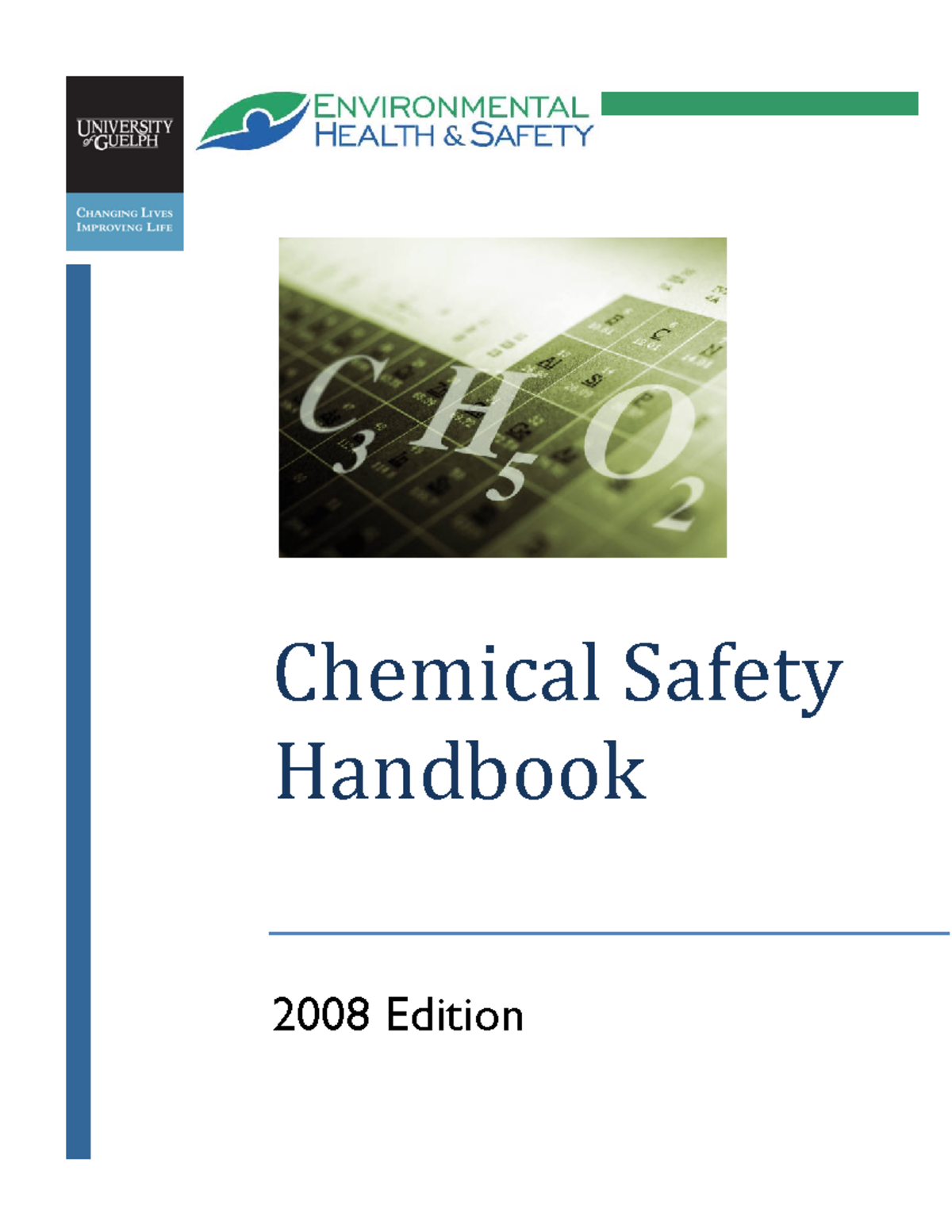 Chemical Safety Handbook - Chemical Safety Handbook 2008 Edition Table ...