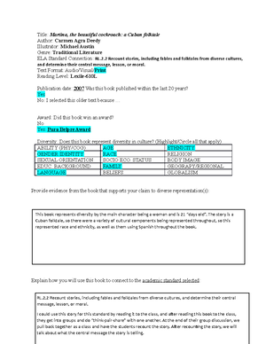 Portfolio 3 - How I learned Geography - Title: How I Learned Geography ...