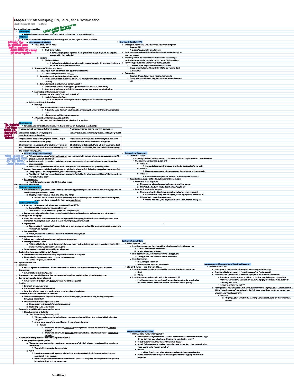 Stereotyping, Prejudice, and Discrimination - Characterizing Intergroup ...