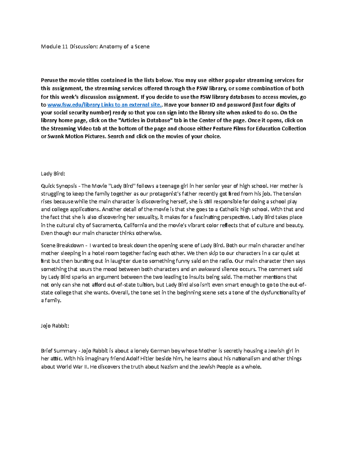 Module 11 Discussion - Humanities Assignment 2022 - Module 11 ...