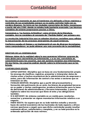 UADE - Contabilidad 2do parcial - resumen - UADE - Studocu