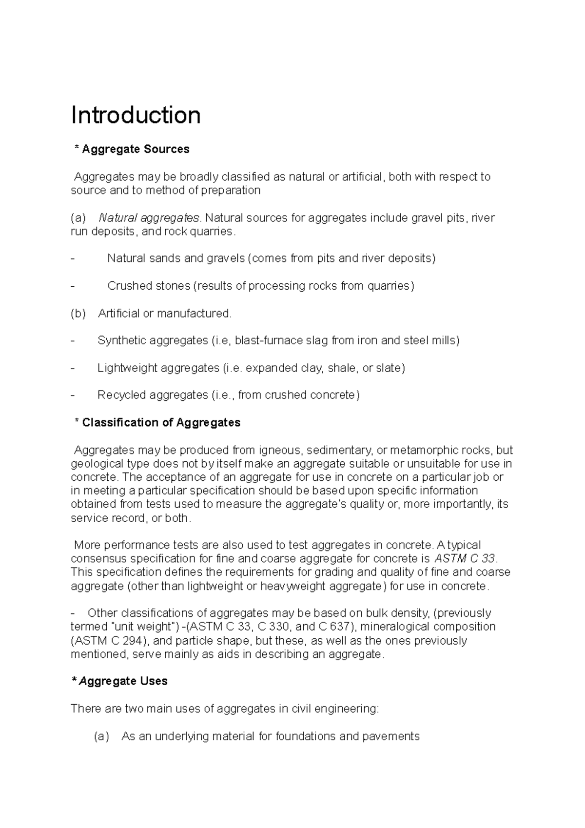 Introduction to Fine Aggregates and Coarse Aggregate - Introduction ...