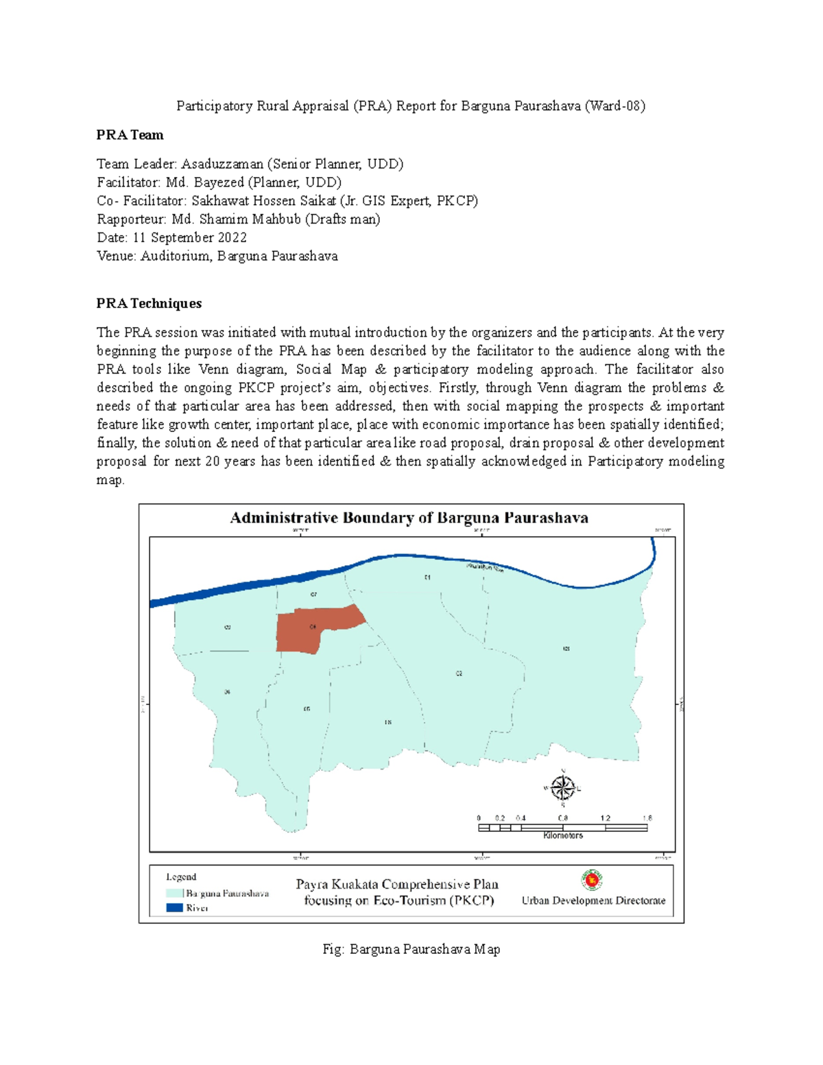 PRA Ward 08 BP - Participatory Rural Appraisal (PRA) Report for Barguna ...